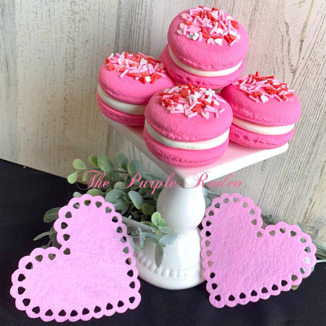 Valentines Macaroons, Tier Trays, Decorations, Valentines, Photo Props ...