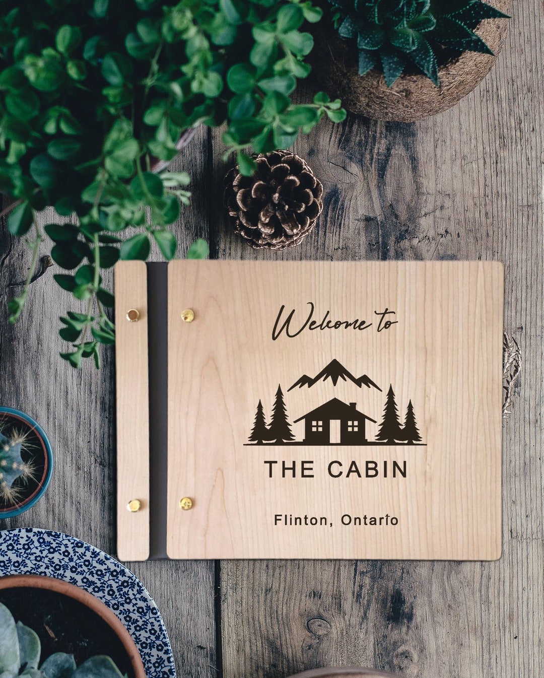 Cabin Guest Log Book Air BNB Guest Book Vacation House Guest Book Lake ...