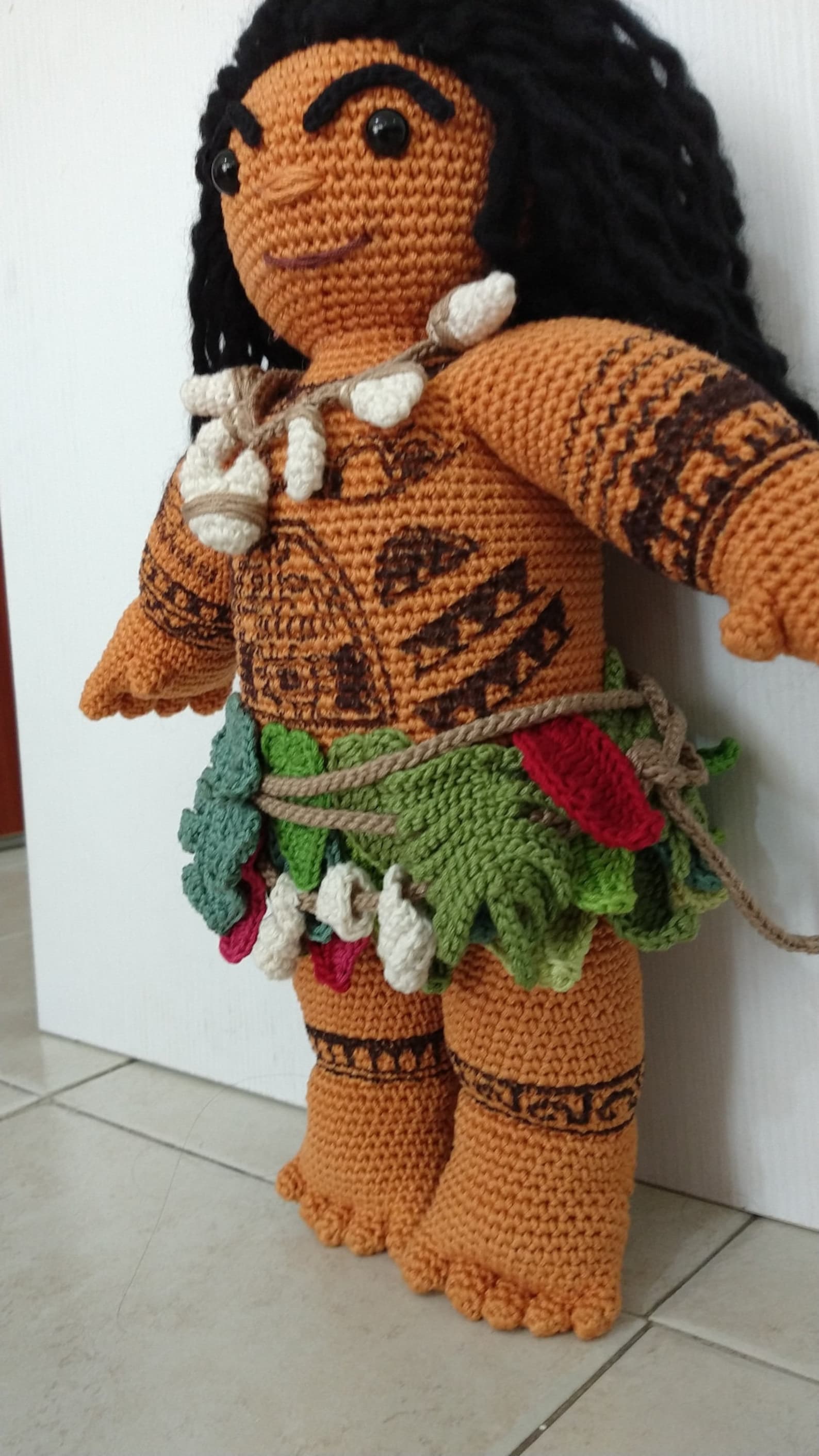 Maui From Moana Amigurumi Pattern PDF - Etsy