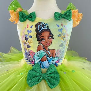 Princess Tiana Tutu Birthday Dress - Etsy
