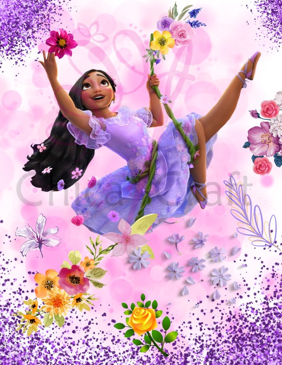 Encanto Isabella Madrigal PNG Miraibel Luisa Encanto - Etsy