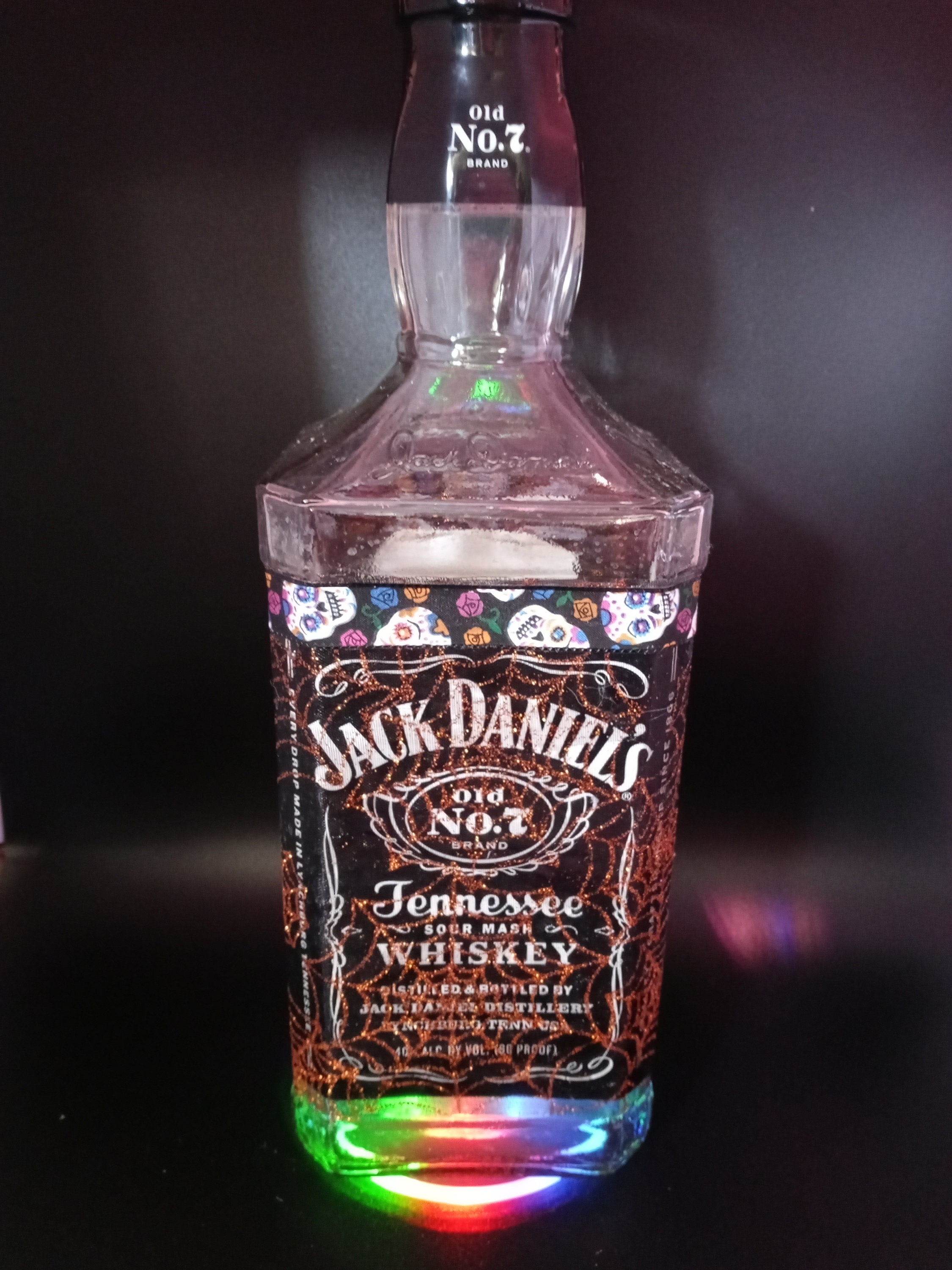 Lighted Jack Dan*els Bottles - Etsy