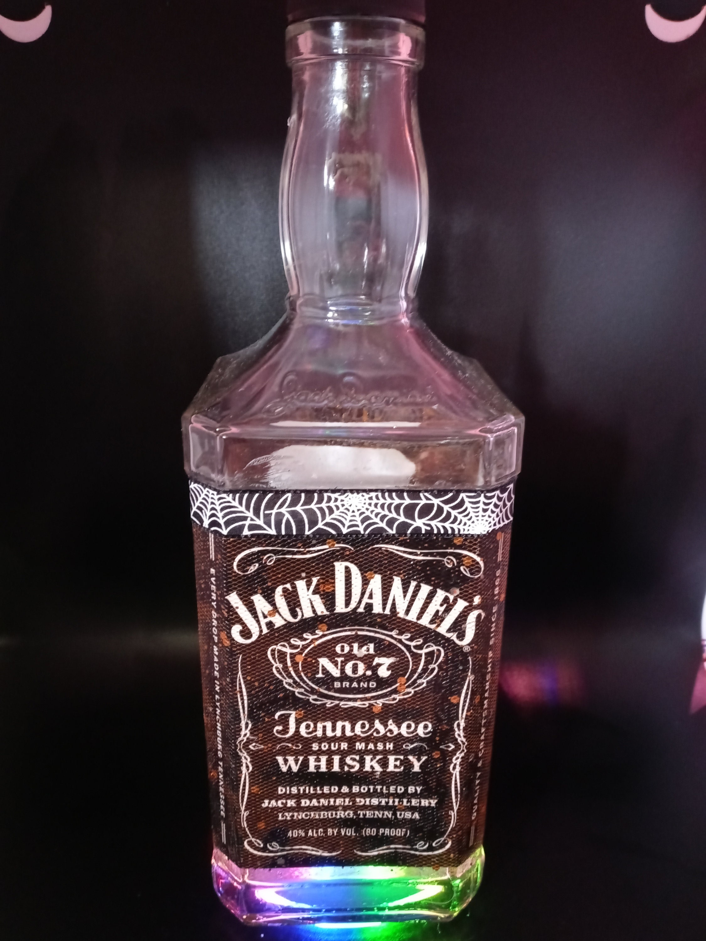 Lighted Jack Dan*els Bottles - Etsy
