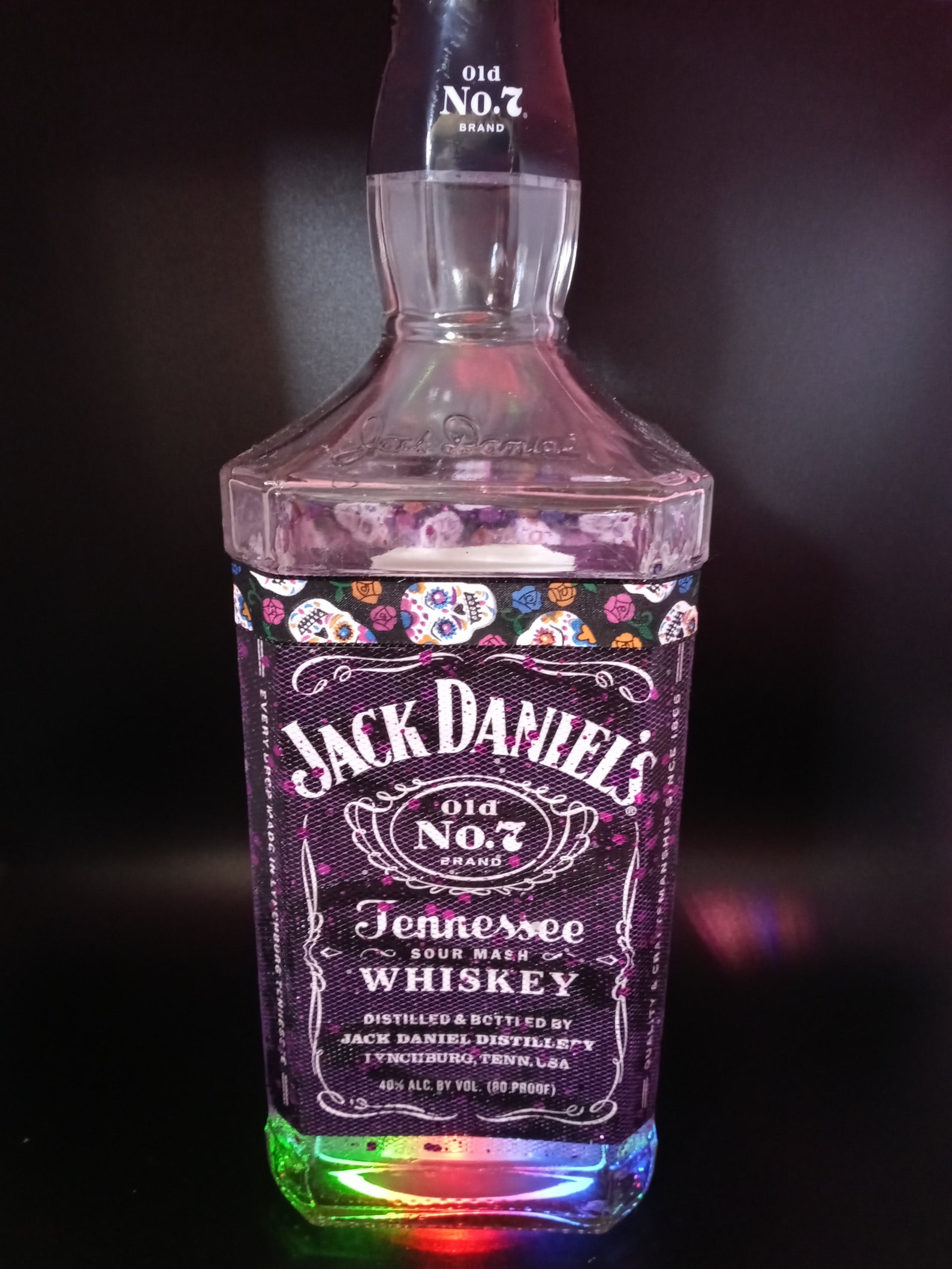 Lighted Jack Dan*els Bottles - Etsy