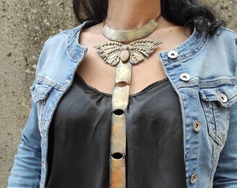 Long Necklace Statement - Etsy