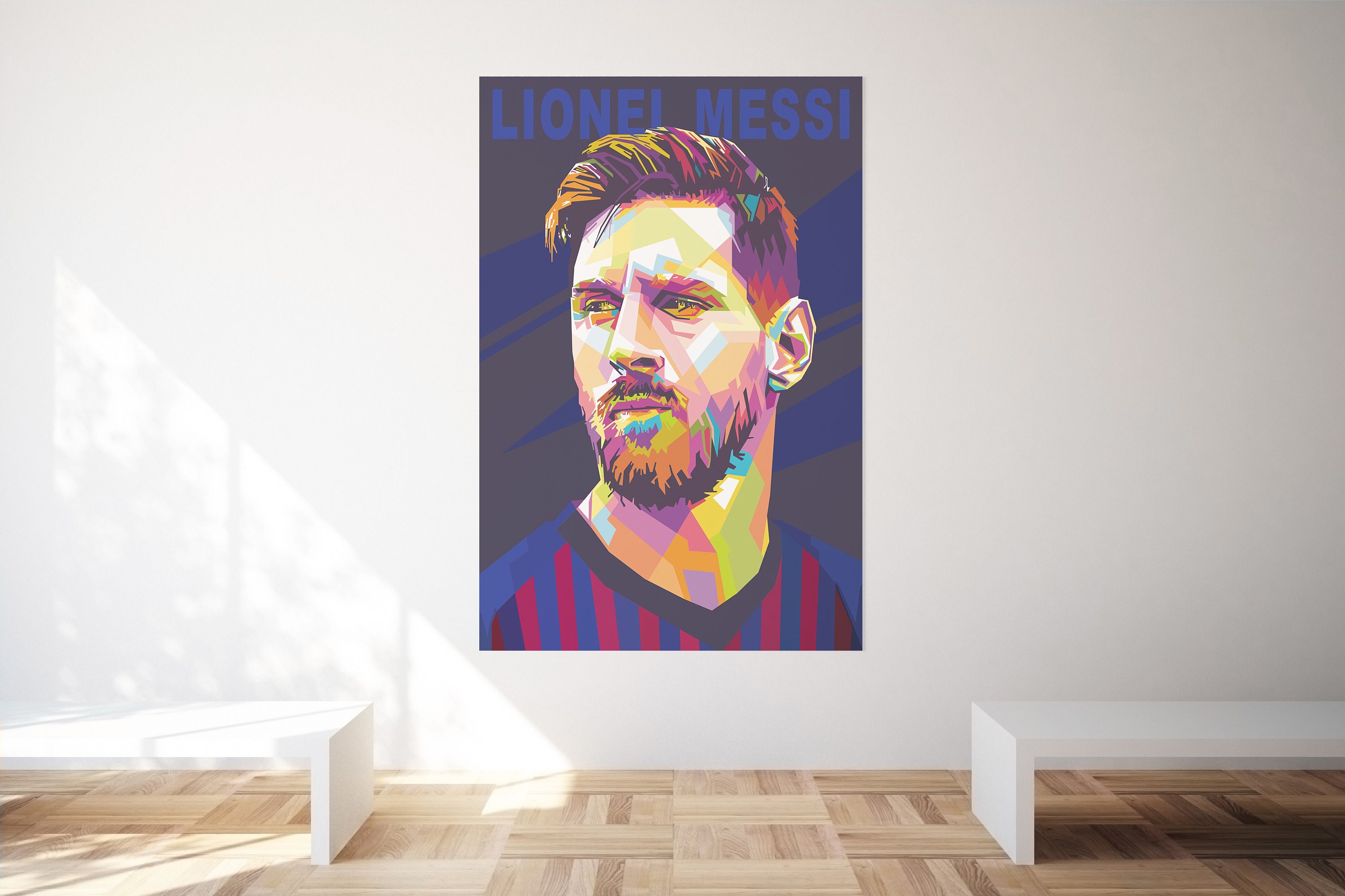 Lionel Messi Pop Art II Poster Digital Art Print Art | Etsy