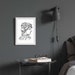 Janus Roman God Line Work Illustration | Digital Artwork Print ...