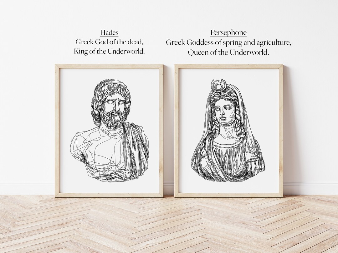 Hades and Persephone God and Goddess, King and Queen of the Underworld ...