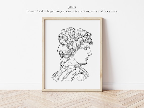 Janus Roman God Painting