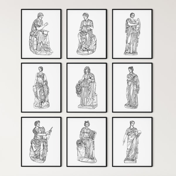 Greek Muses - Etsy