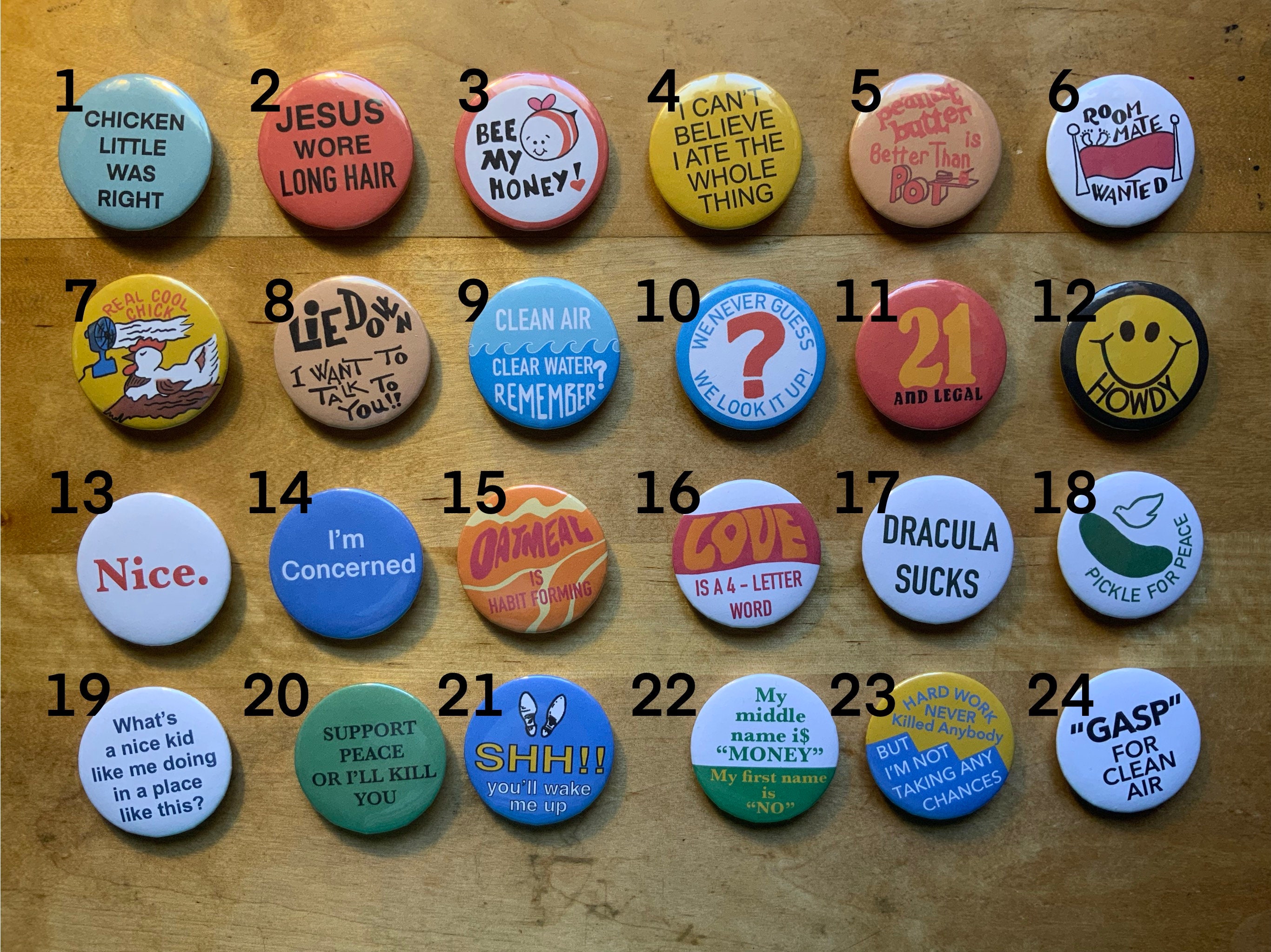 Odd Funky Buttons set 1 - Etsy