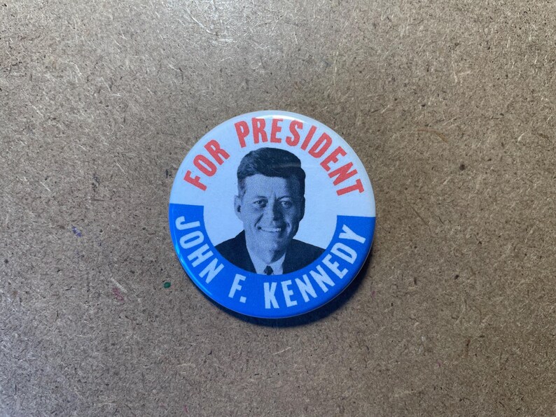 John F. Kennedy 1960s Campaign Pins - Etsy