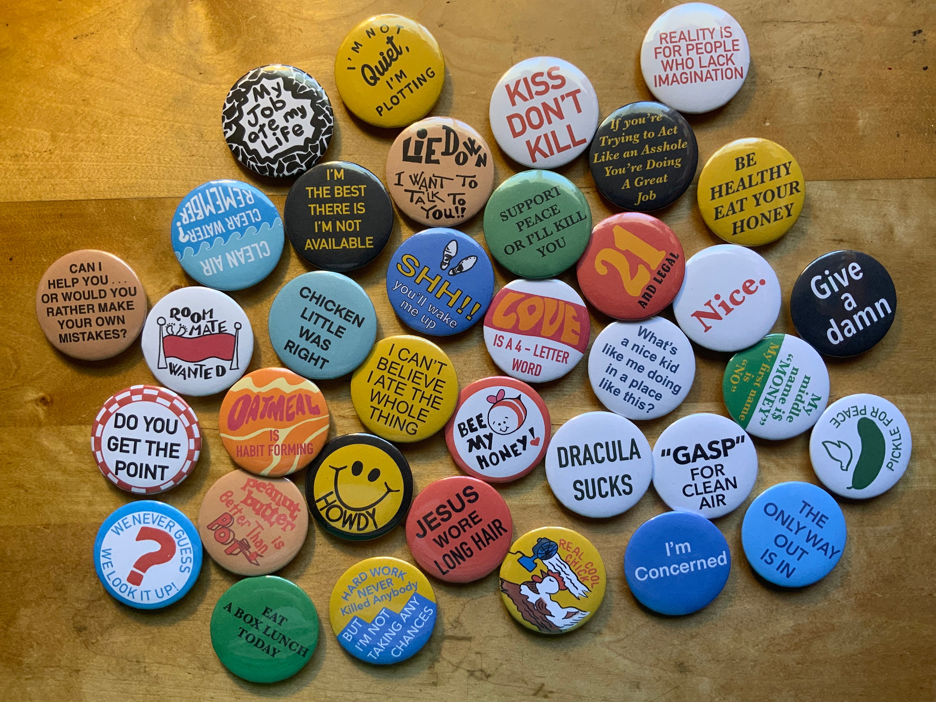 Odd Funky Buttons set 1 - Etsy
