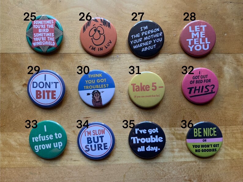 Odd Funky Buttons {set 2} - Etsy
