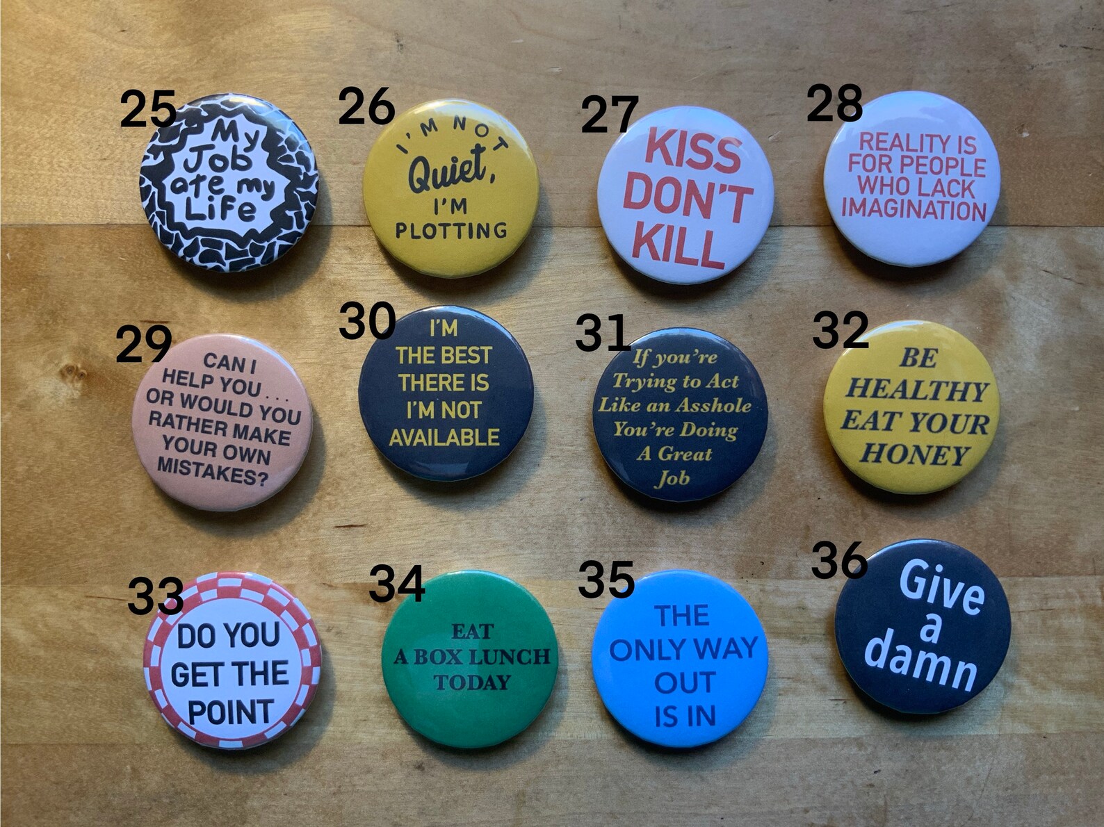 Odd Funky Buttons set 1 - Etsy
