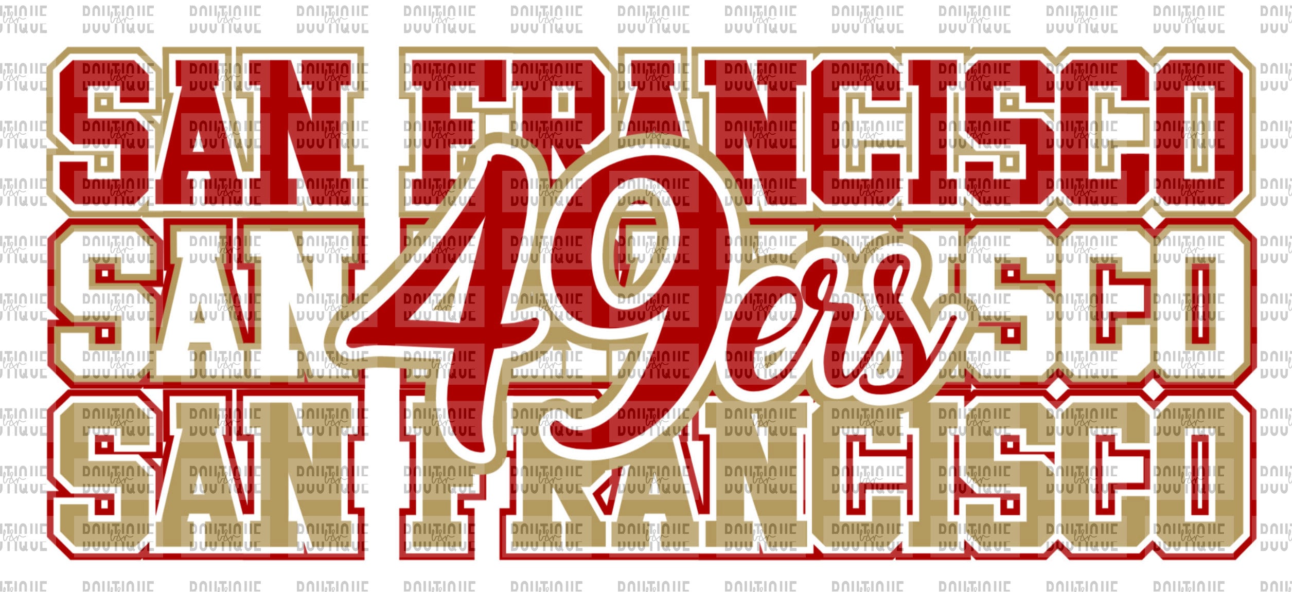SF 49ers San Fran San Francisco PNG Digital Download for - Etsy