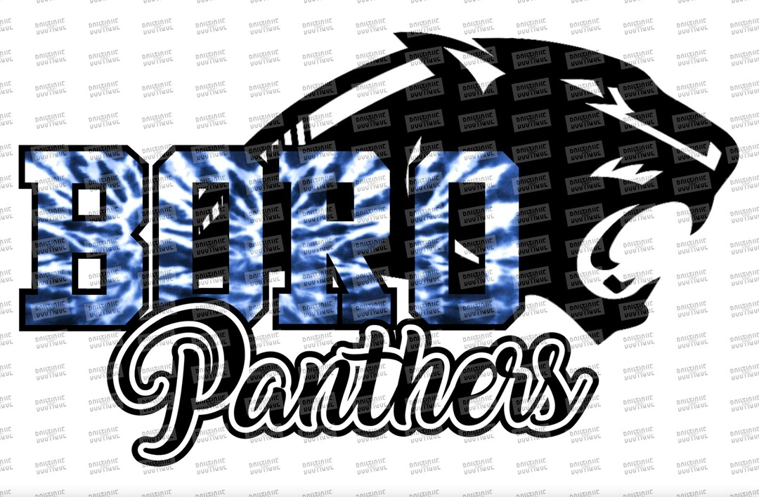 BORO PANTHERS PNG Digital Download for Sublimation, Clipart Tshirt Mug Design & Heat Press ...