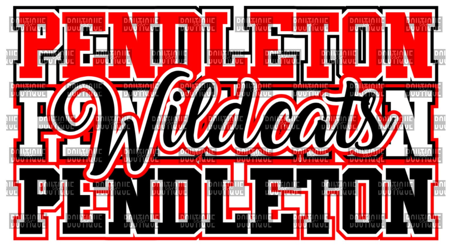 PENDLETON WILDCATS PNG Digital Download for Sublimation, Clipart Tshirt ...