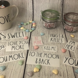 Rae Dunn Inspired Valentine Custom Decals / Valentines Day DIY ...