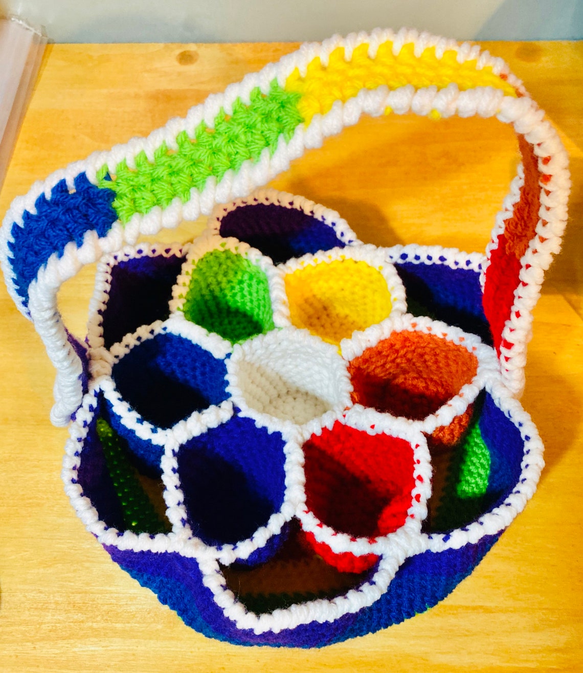 Cushioned Egg Collecting Basket crochet | Etsy