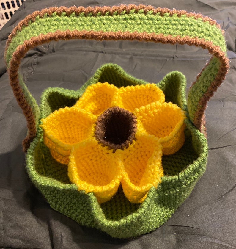 Cushioned Egg Collecting Basket crochet | Etsy