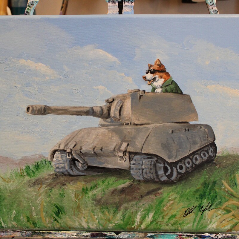 Corgi Painting - Etsy