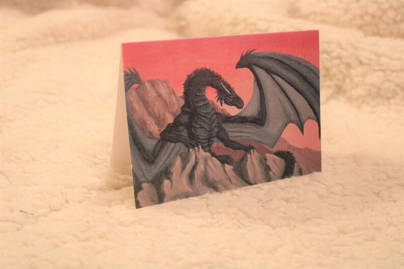 Dragon Cards, Fantasy Stationery Cards, All Occasion Cards, Set of ...