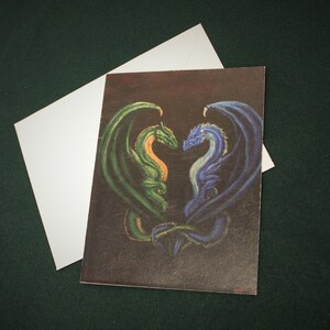 Dragon Cards, Fantasy Stationery Cards, All Occasion Cards, Set of ...