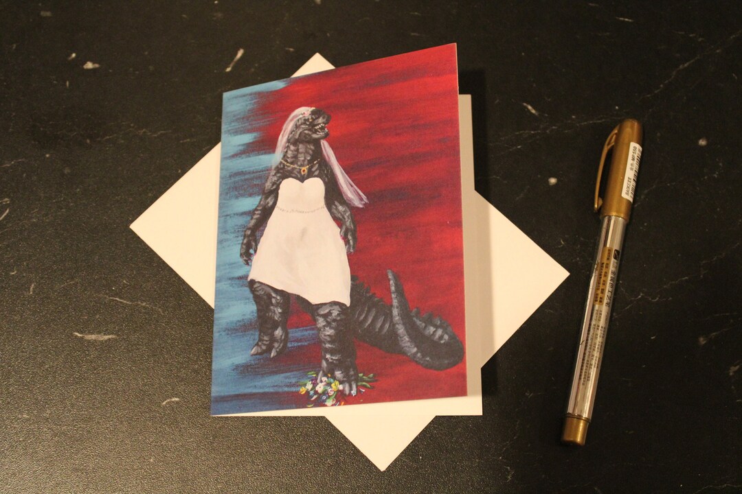Bridezilla Stationery Card, Funny Note Cards, Wedding Day Artwork Cards ...