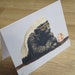 Honey Badger Stationery Card, Funny Animal Note Cards, Don't Care ...