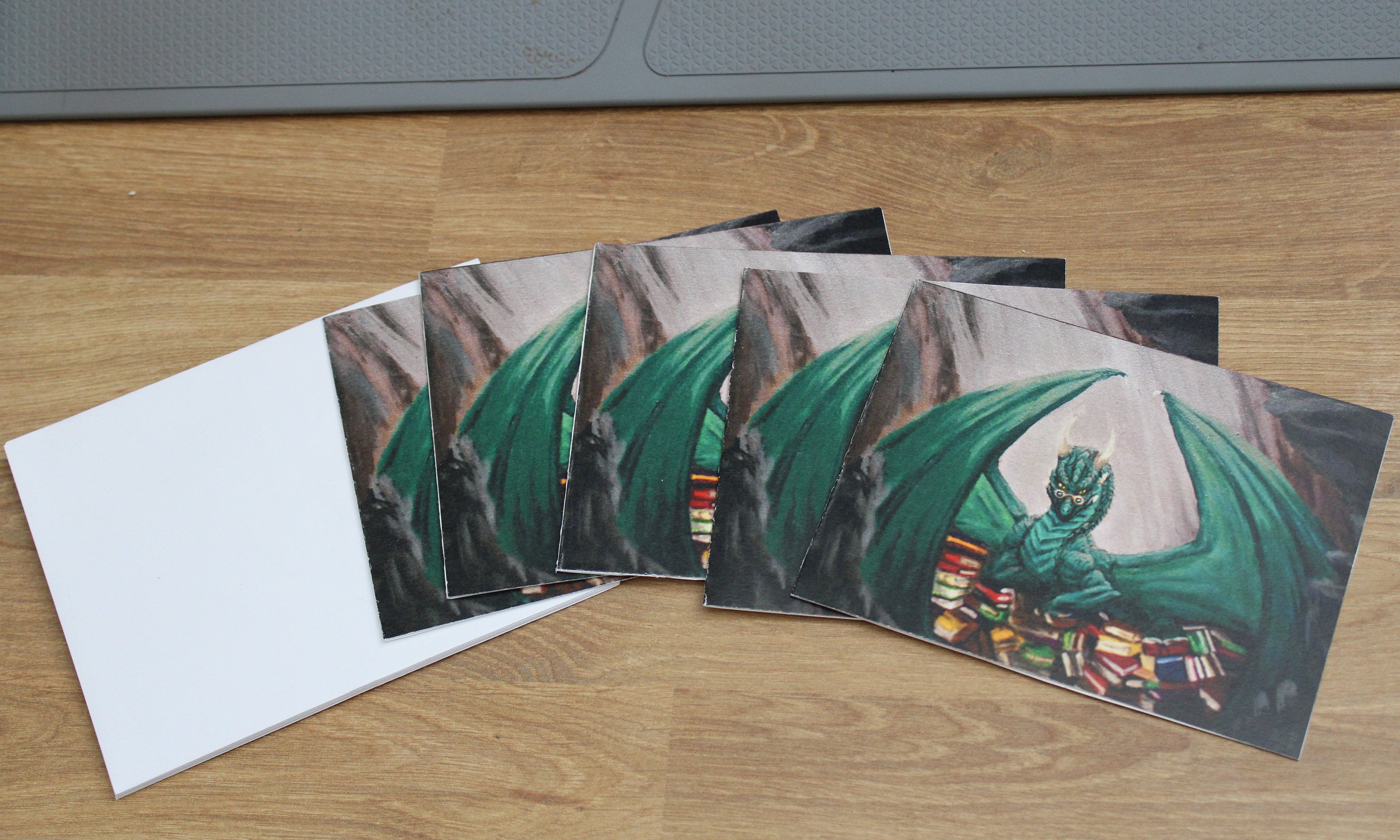 Dragon Books Stationery Cards, Dragon Note Cards, Book Greeting Cards ...