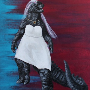 Bridezilla Stationery Card, Funny Note Cards, Wedding Day Artwork Cards ...