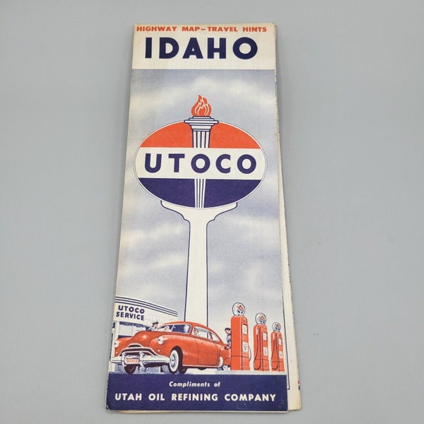 Idaho Road Map - Etsy