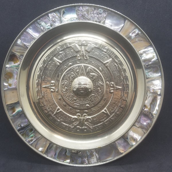 Aztec Silver Tray - Etsy