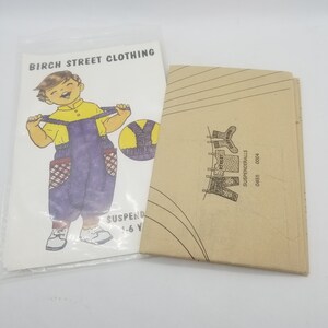 Birch Street Clothing Pattern Suspenderalls Overalls Pattern Size 1-6 ...