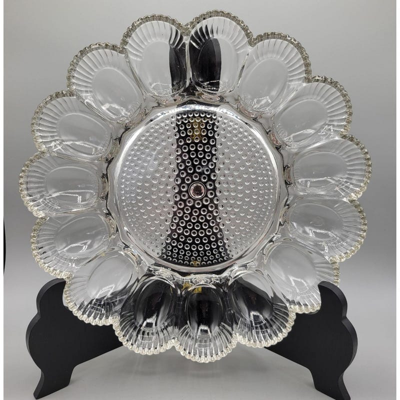 Crystal Serving Tray - Etsy