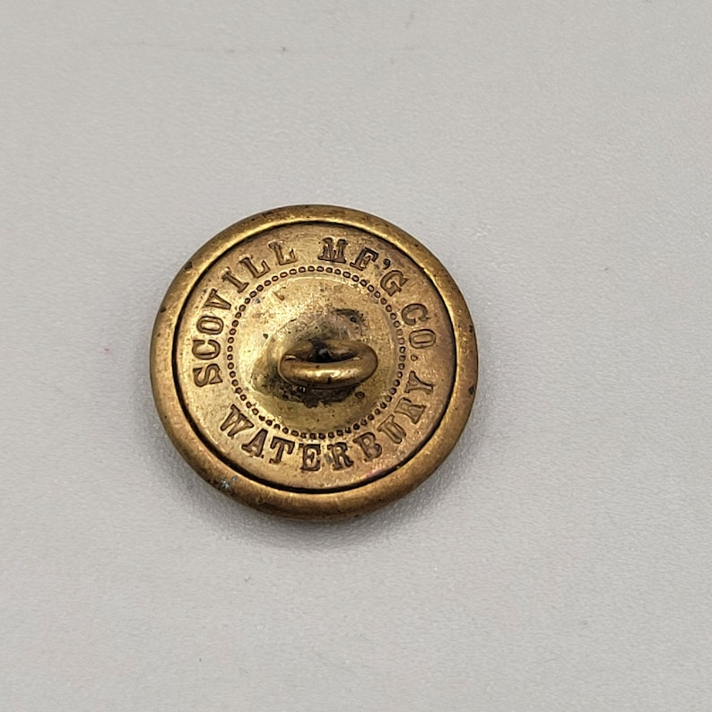 Railroad Motorman Uniform Button Brass Shank Scovill Mfg Co - Etsy