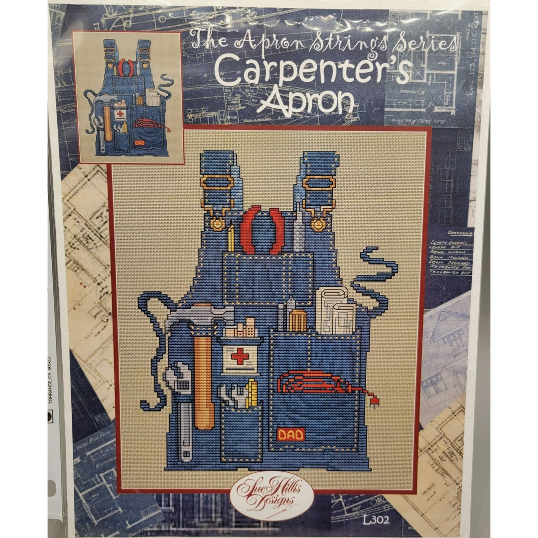 Carpenters Apron the Apron Strings Series Sue Hillis Design Cross ...