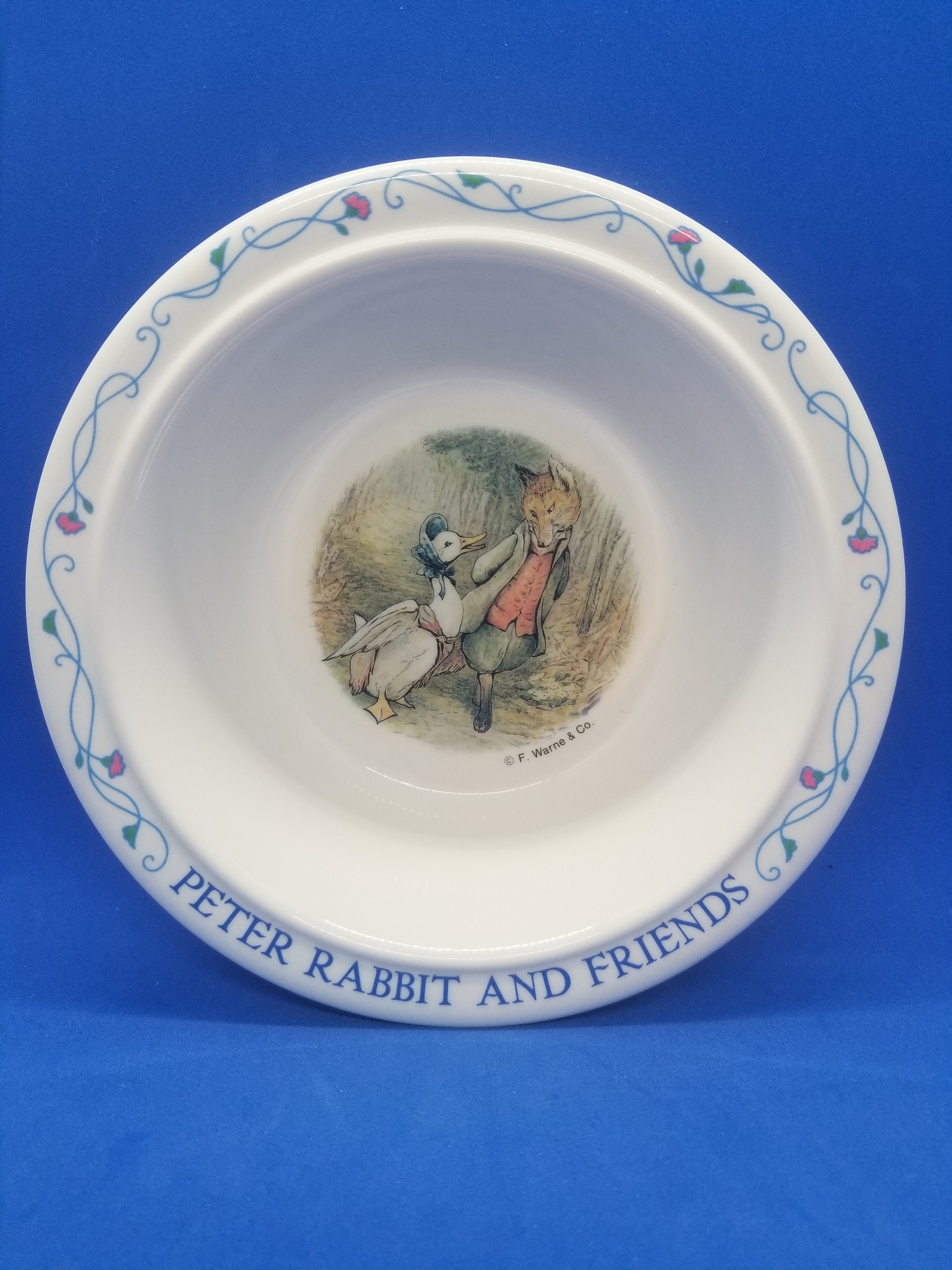 Collectibles Peter Rabbit and Friends 8.5 Melamine Divided Plate Eden F ...