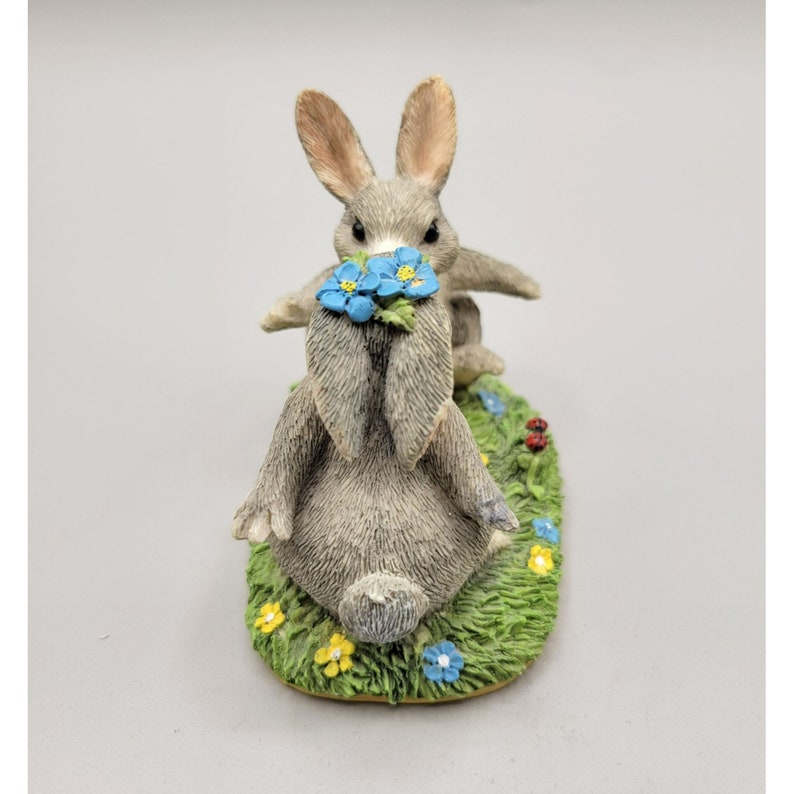 Charming Tails Love Blooms Figurine Bunnies Ltd Edition 87/862 - Etsy