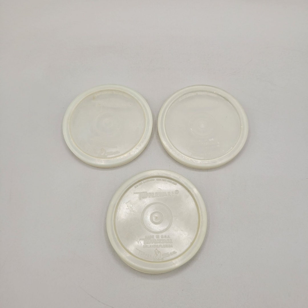 Tupperware Seal Clear Replacement Snap Lids #304 Set of 3 - Etsy