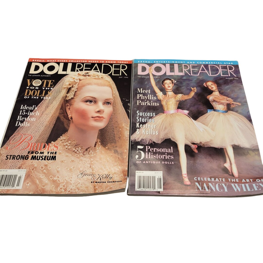 Doll Reader Magazines 1990's Antique Dolls Preservation Tips More Lot ...