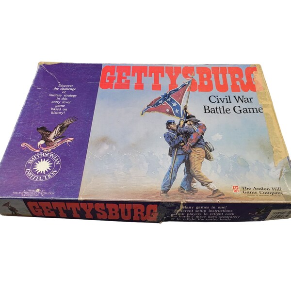 Civil War Game Board Game - Etsy