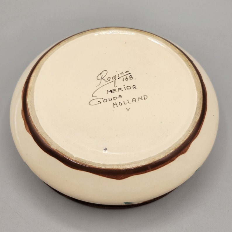 Gouda Regina Dutch Pottery Floral Ashtray Holland - Etsy