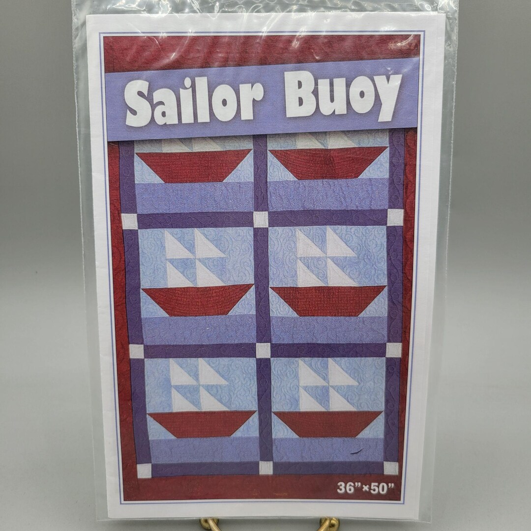Sailor Buoy Wall Quilt Pattern Nautical Children Nursery Decor - Etsy