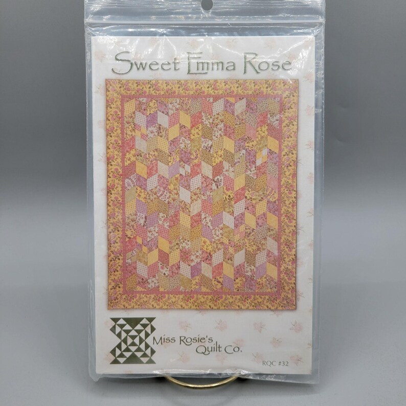 Sweet Emma Rose Quilt Pattern Miss Rosies Finished Size 77 X 77 - Etsy