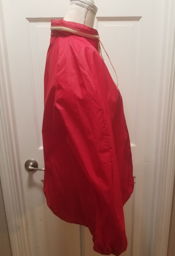 1970s Womens Penneys Surf Breaker California Red Wind… - Gem