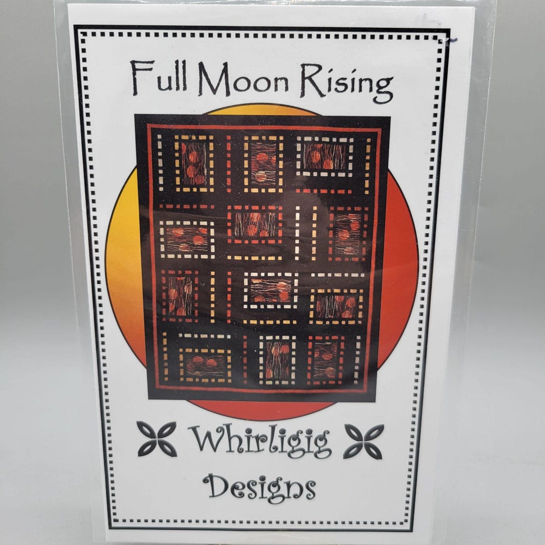 Full Moon Rising Quilt Pattern by Whirligig Designs 73 X 88 - Etsy