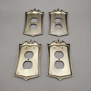 American Federal Style Outlet Covers Eagle Metal Wood Set of 4 - Etsy