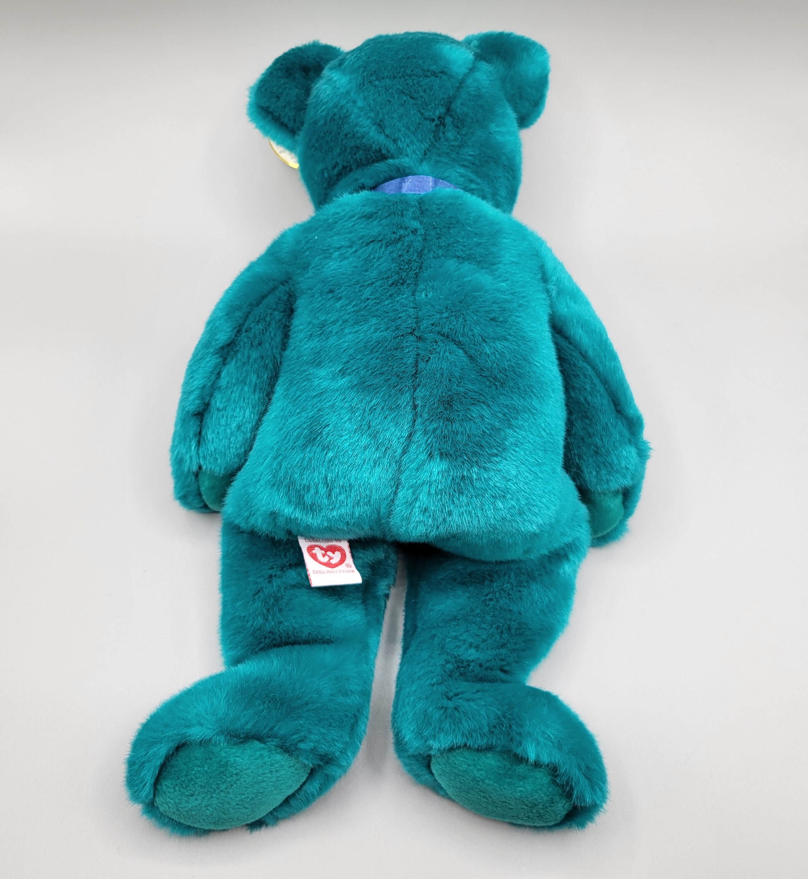 Stuffed Animals & Plushies Toys & Games TY 2000 TEAL Teddy the Beanie ...